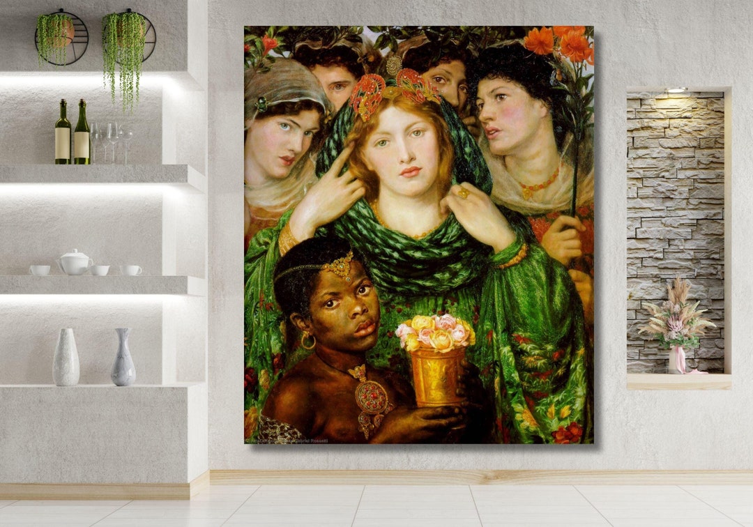 Dante Gabriel Rossetti the Beloved Canvas Art Print,dante Gabriel ...