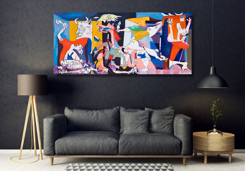 Pablo Picasso Guernica Painting Print, Guernica Poster, Guernica Wall ...