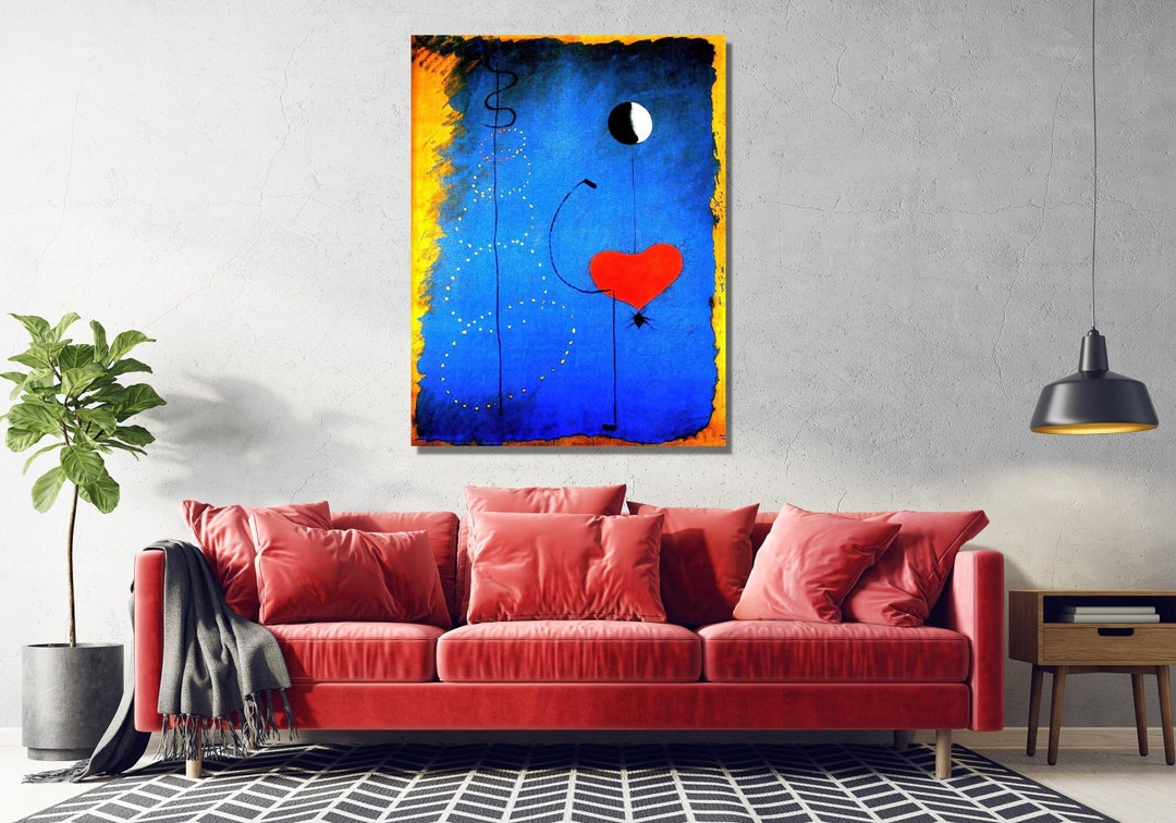 Dancer 1925 by Joan Miro Exhibition Ready to Hang Canvas Wall Art ...
