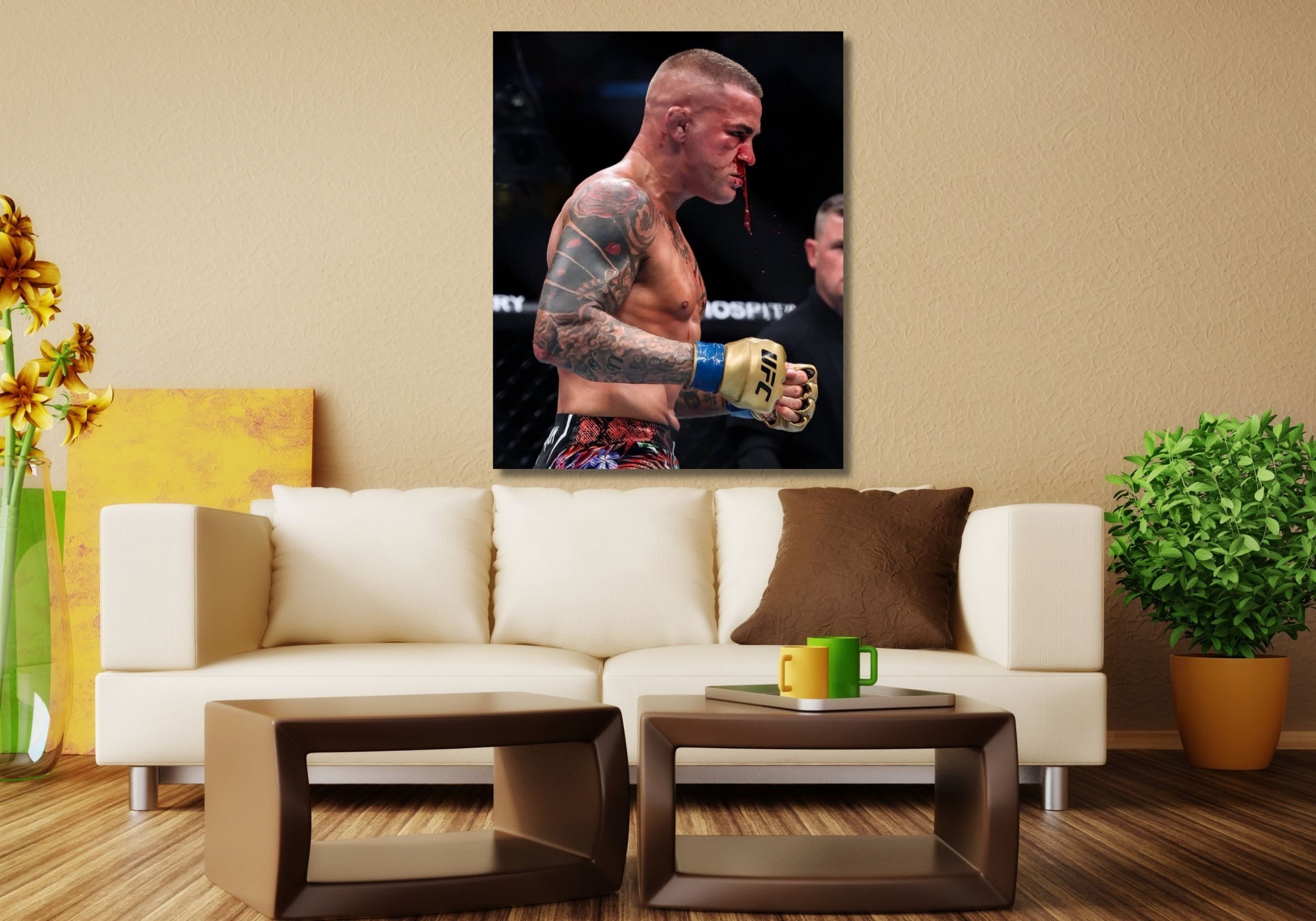Dustin Poirier Poster ,dustin Poirier Wall Art, UFC 302 Islam Makhachev ...