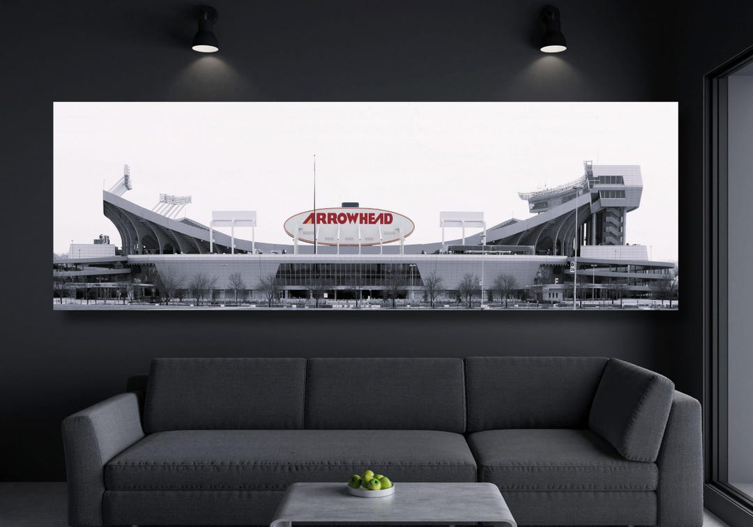 Arrowhead Stadium Ready to Hang Canvas , Kansas City Print, Geha Field ...