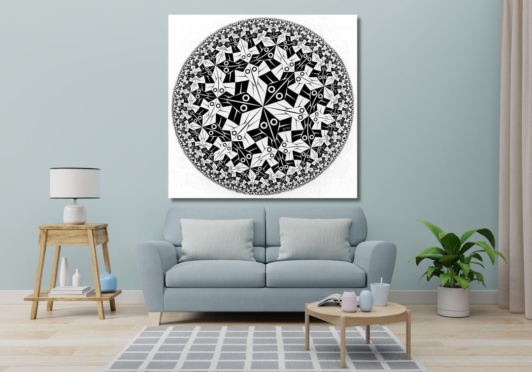 Maurits Cornelis Escher Circle Limit I 1958 Canvas Wall Art ...