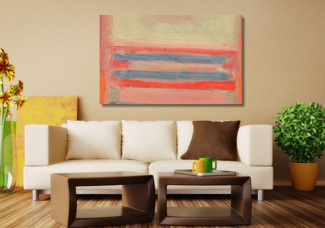 Mark Rothko Horizontal Ready to Hang Canvas Wall Art, Poster,print ...