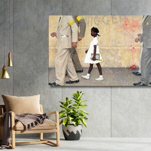 Norman Rockwell “the Problem We All Live With ” 1963 Quality Art Print ...