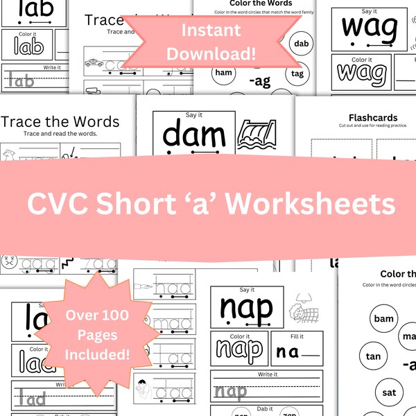 Reading and Phonics Kindergarten - Etsy