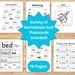 Printable Reading Worksheets CVC Short 'E' Word Family for Preschool ...