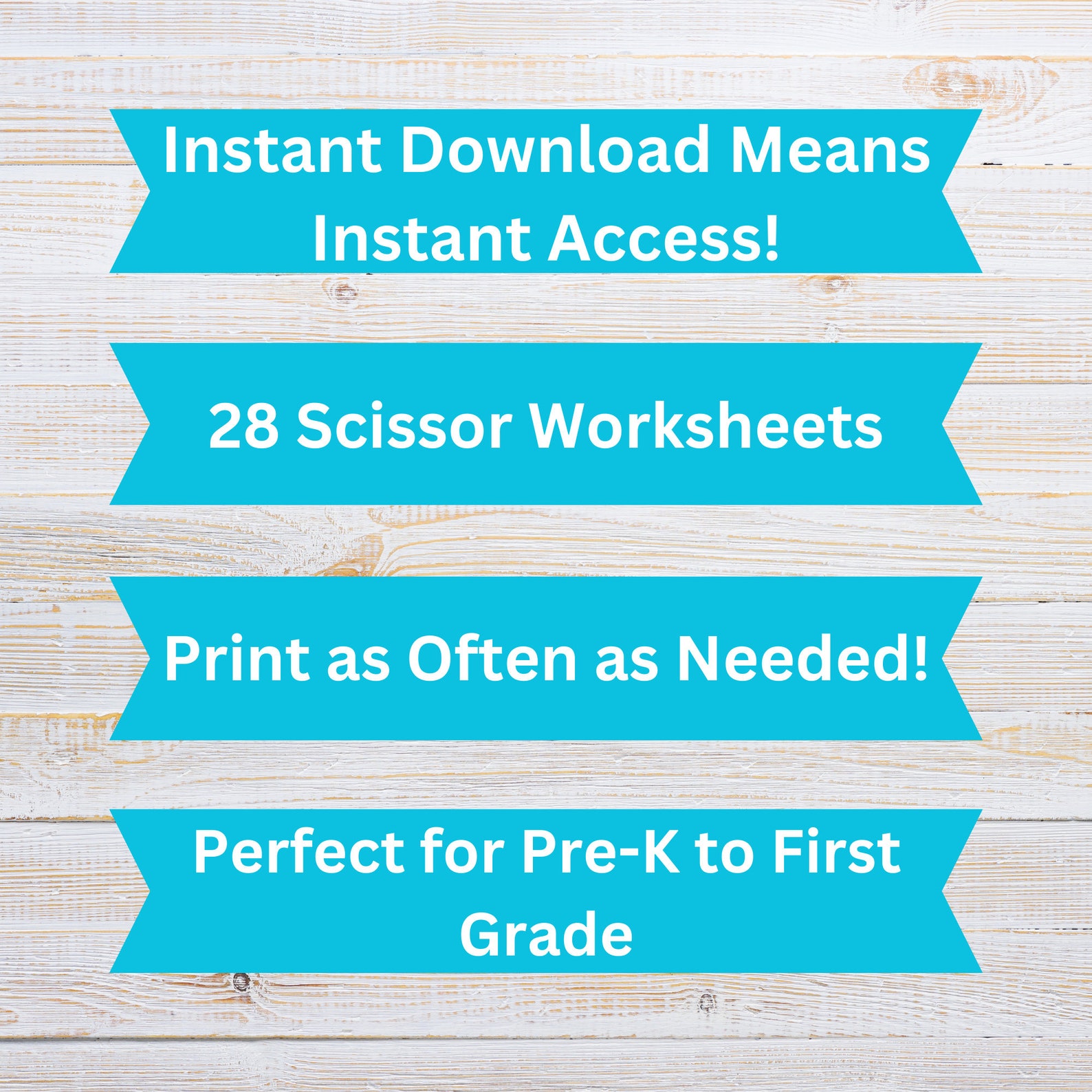Printable Scissor Worksheets Scissor Practice for Preschool and ...
