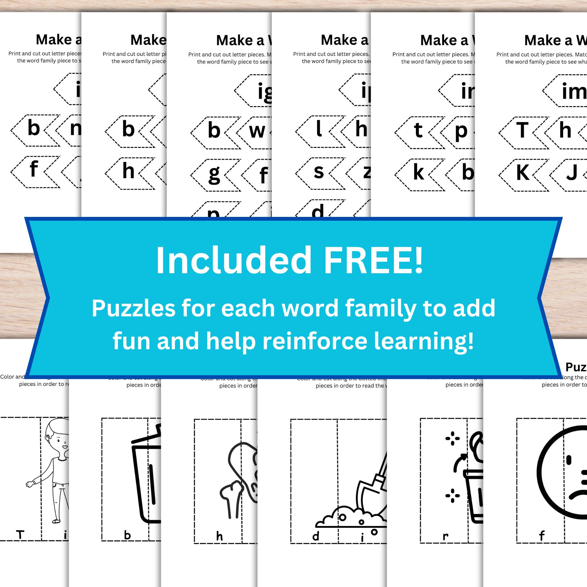 Printable Reading Worksheets CVC Short I Word Family Worksheets ...