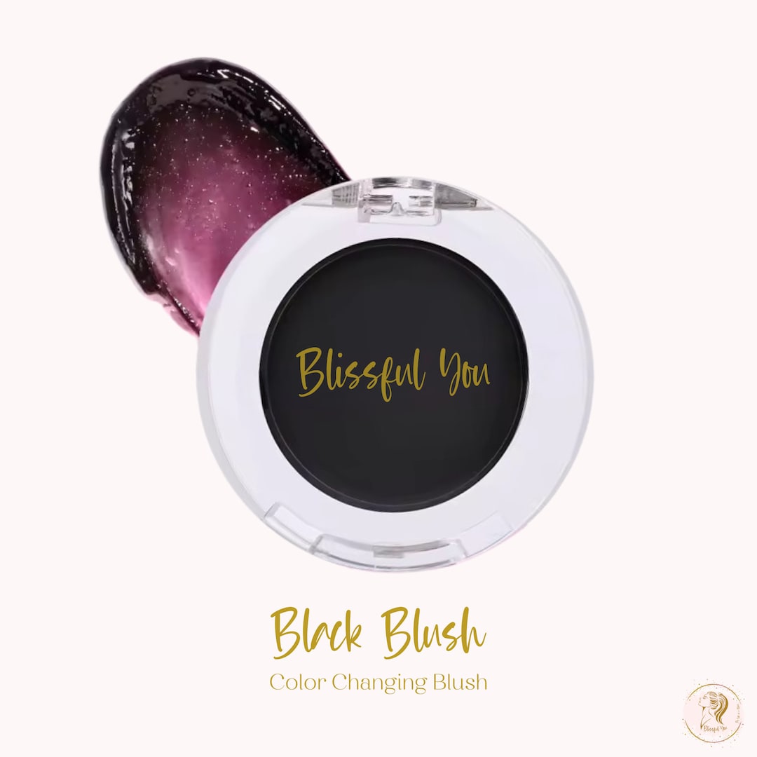 Blissful You Black Blush (color Changing Blush) - Etsy