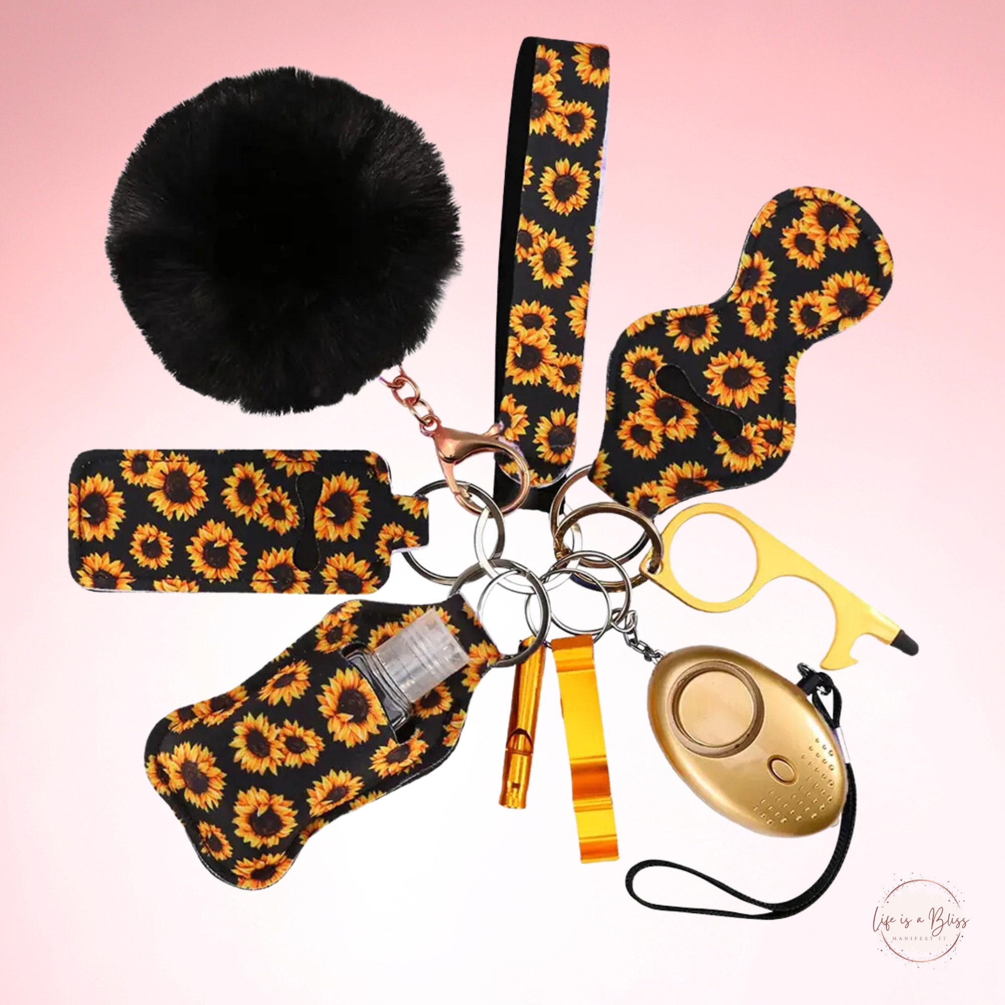 Luxury Safety Key Chains 10 Pcs and Gift Box - Etsy