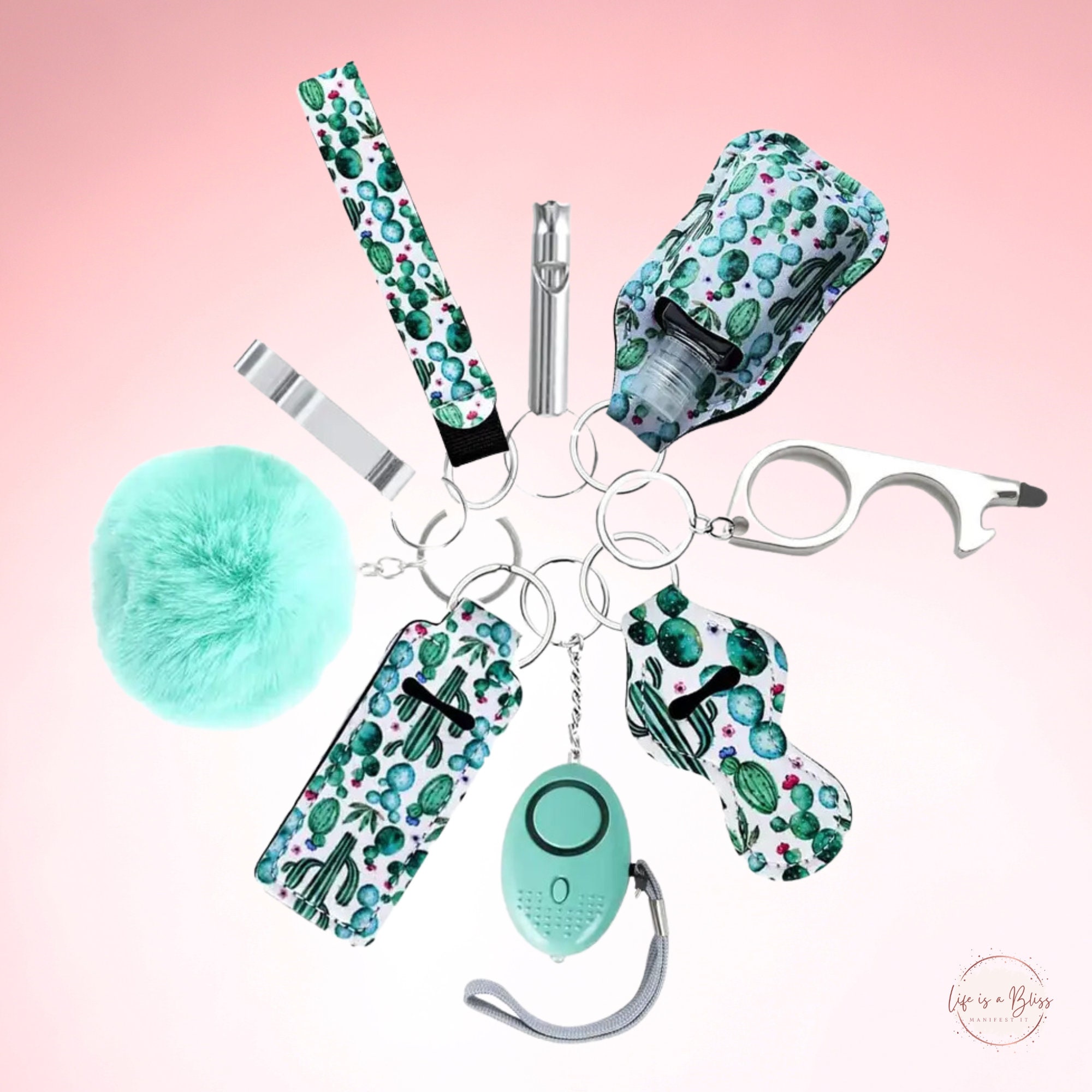 Luxury Safety Key Chains 10 Pcs and Gift Box - Etsy