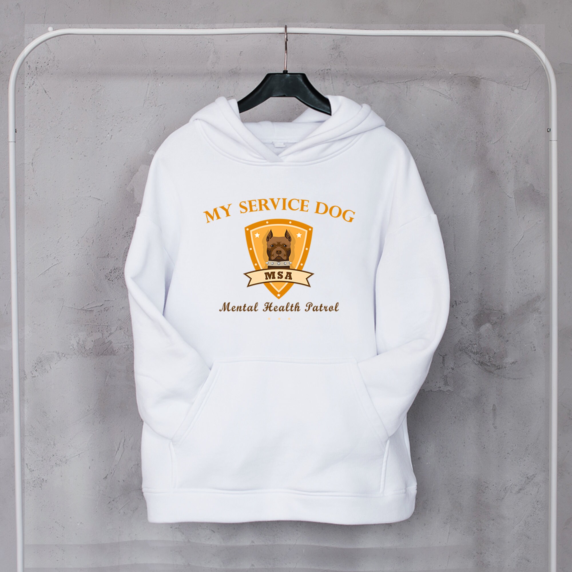 My Service Dog Mental Health Patrol: Handler T-shirt - Etsy
