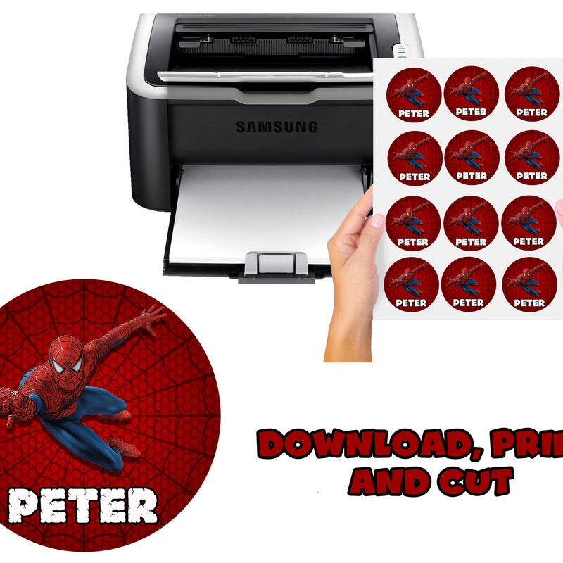 Spiderman Stickers - Etsy