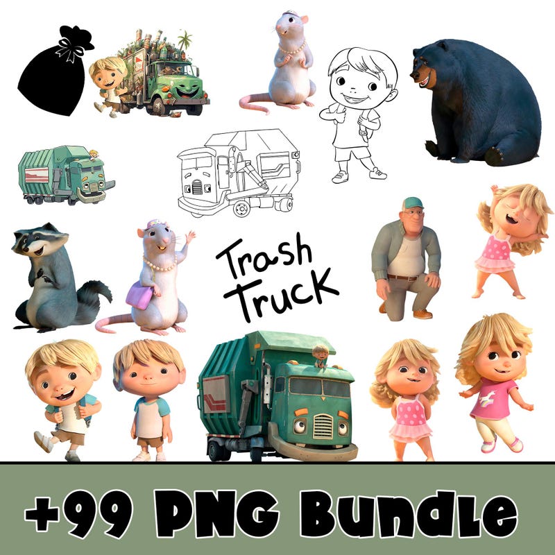 Netflix Trash Truck - Etsy