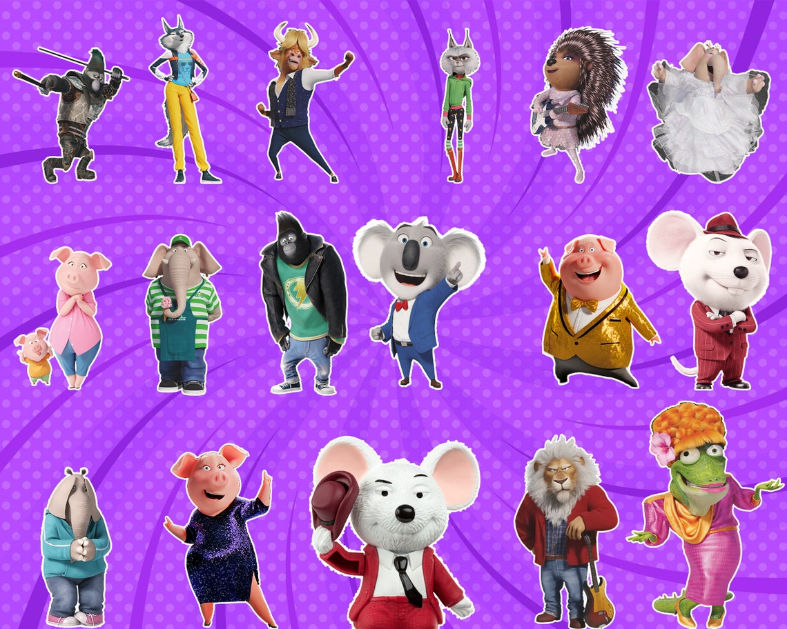 Sing 2 Instant Download Birthday PNG and Clipart Digital File - Etsy