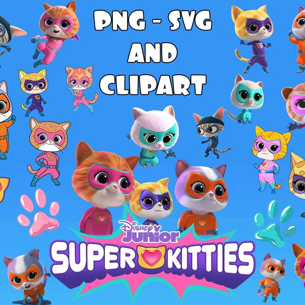 Superkitties Png - Etsy