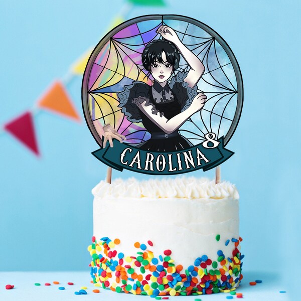 Wednesday Birthday Cake - Etsy