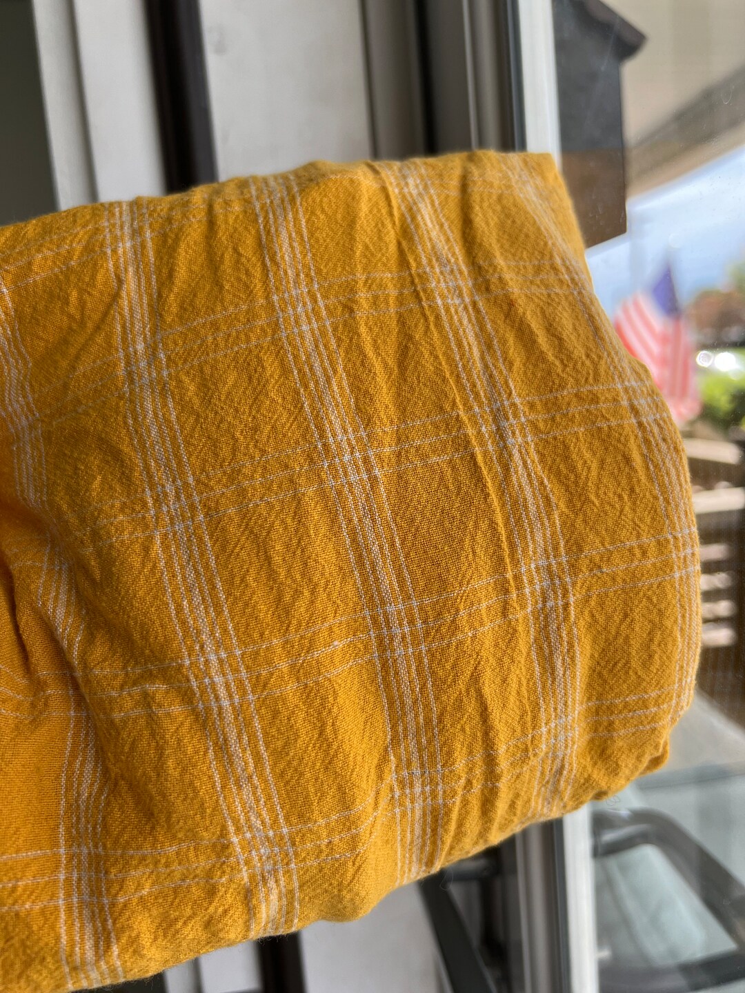 Autumn Crib Sheet - Yellow Plaid - Etsy