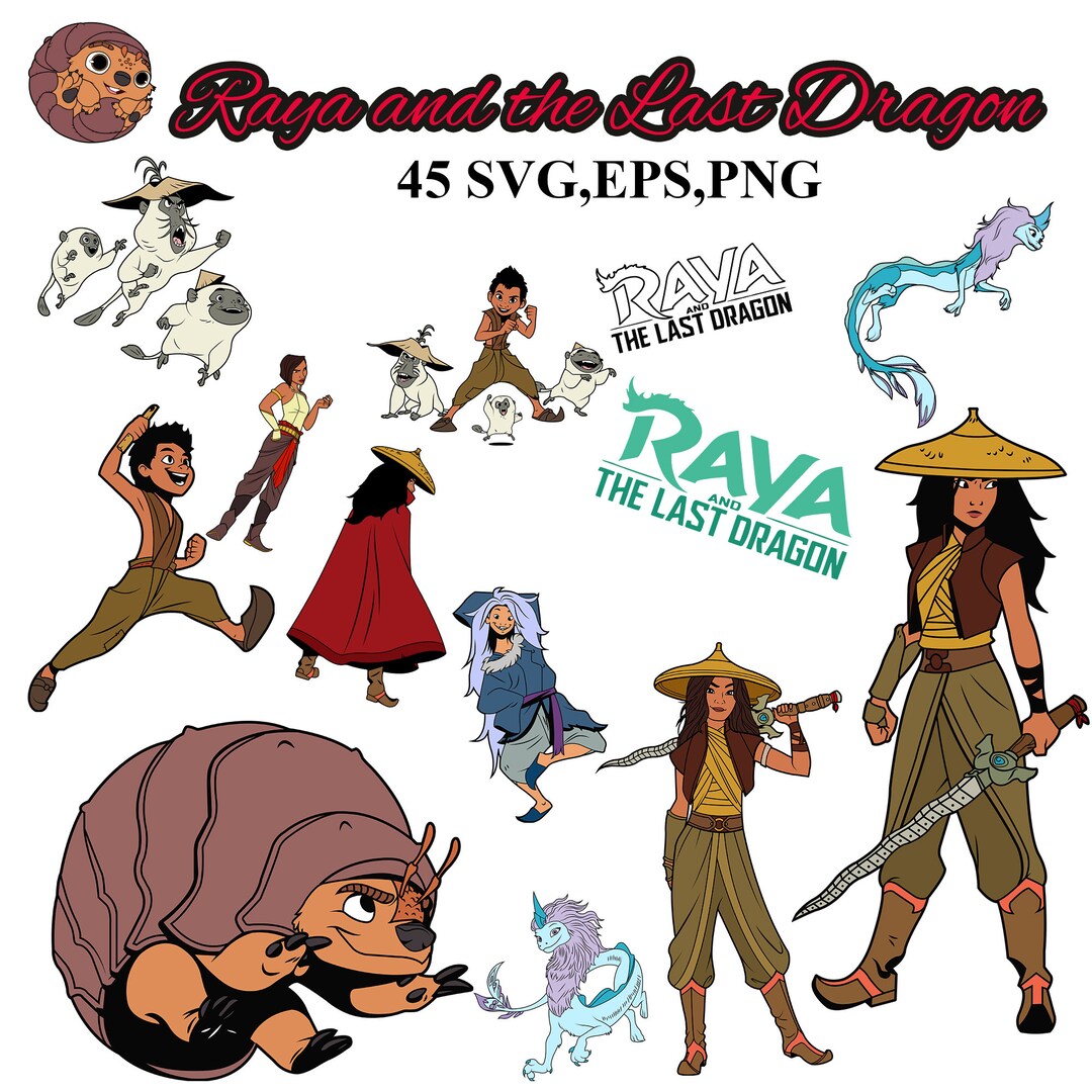 Raya and the Last Dragon Digital Sticker, Raya and the Last Dragon Svg ...
