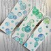 Hand Painted Watercolor Bubble Bookmarks - Etsy
