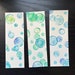 Hand Painted Watercolor Bubble Bookmarks - Etsy
