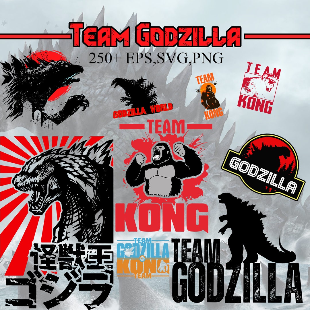 Godzilla Design SVG Vinyl Bundle Cut File Svg Pdf Ai - Etsy