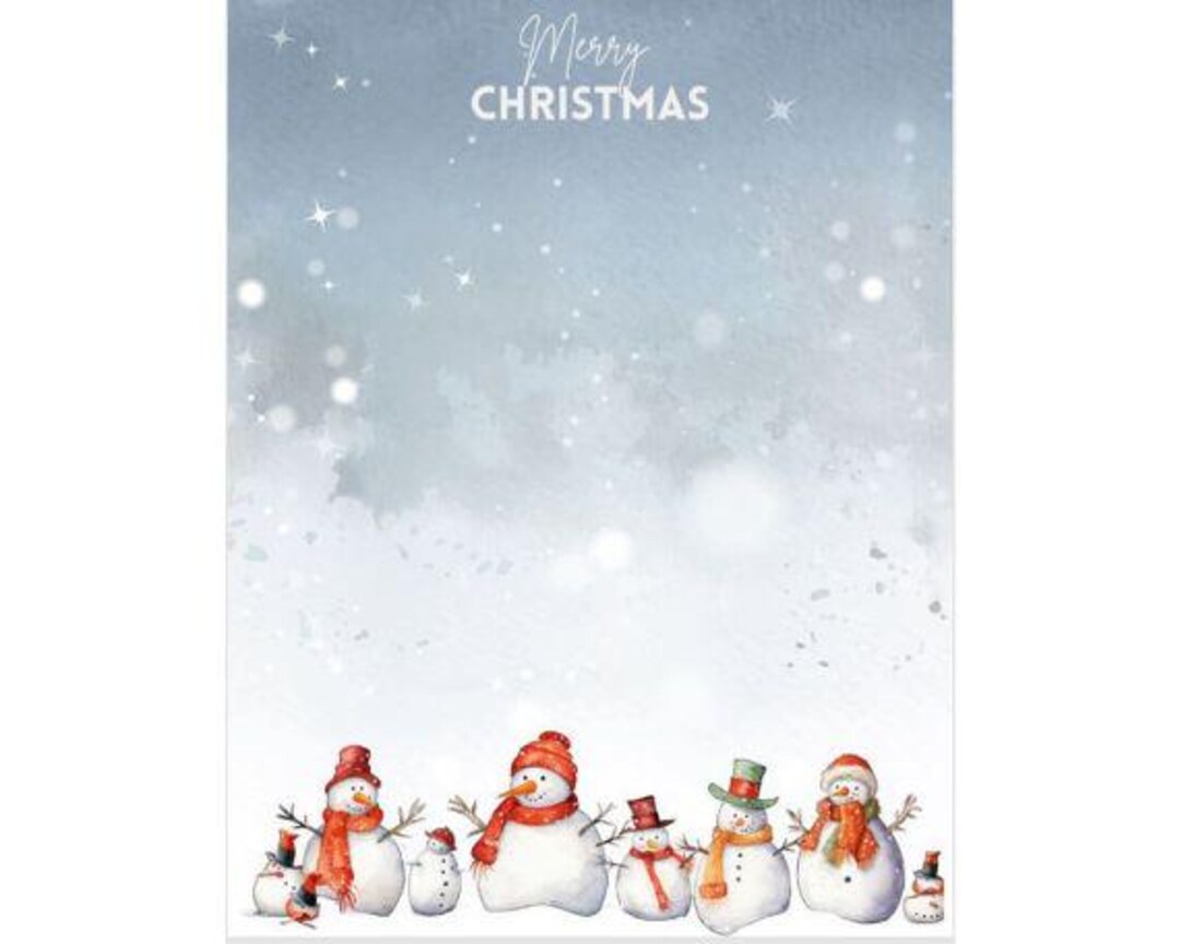 Printable Christmas Paper - Etsy