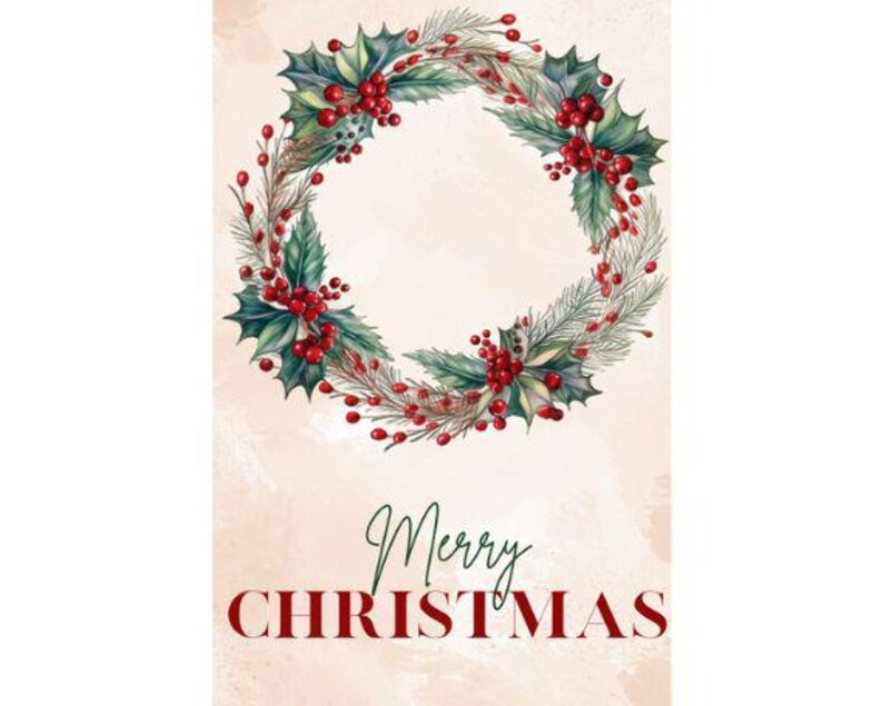 Printable Christmas Card - Etsy