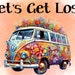 Let's Get Lost Card - Etsy