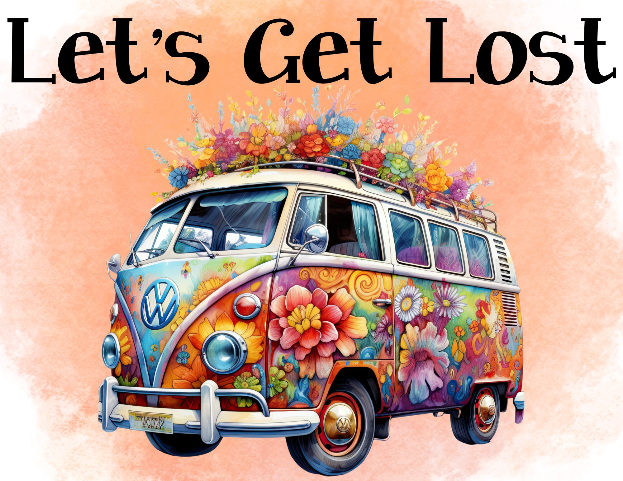 Let's Get Lost Card - Etsy