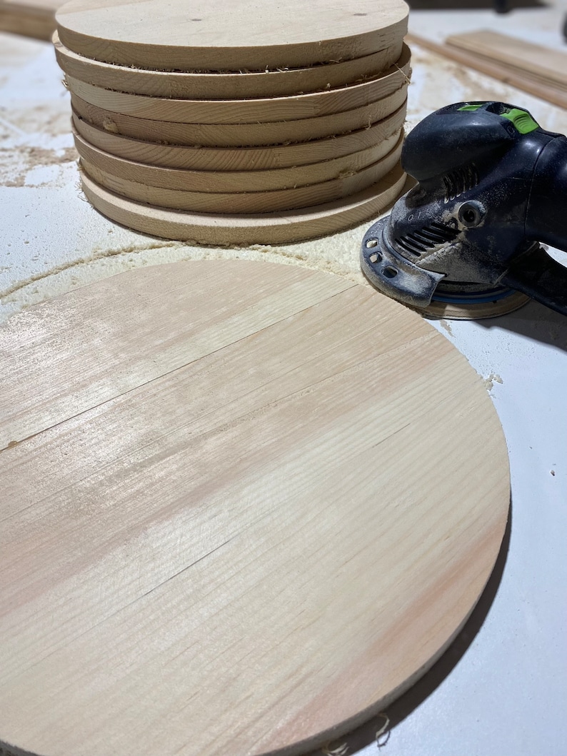 Pine Wood Round: 1" Thick Craft Blank - USA Made - Etsy
