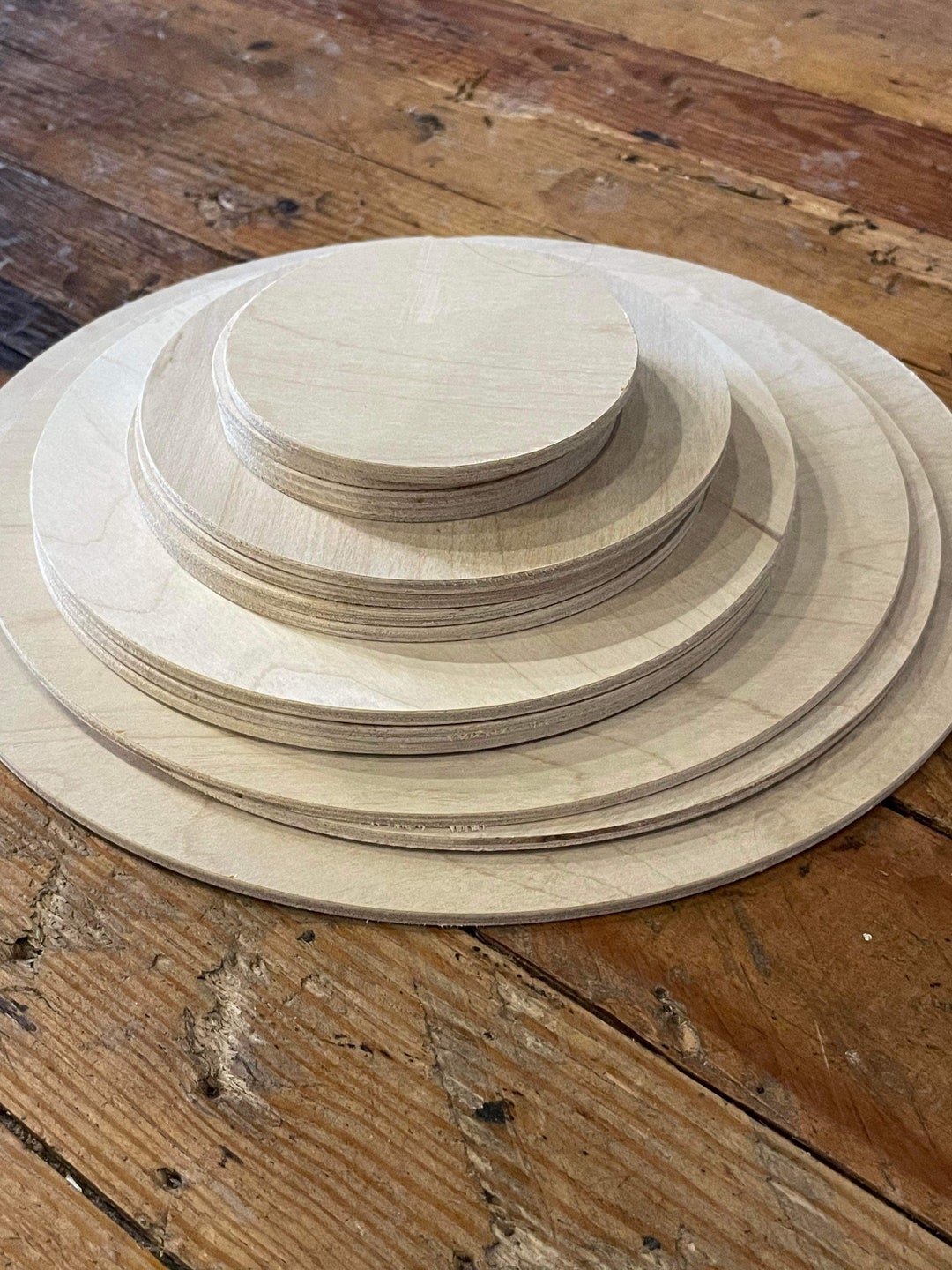 12 Inch Birch Round 1/4 Inch USA Made - Etsy