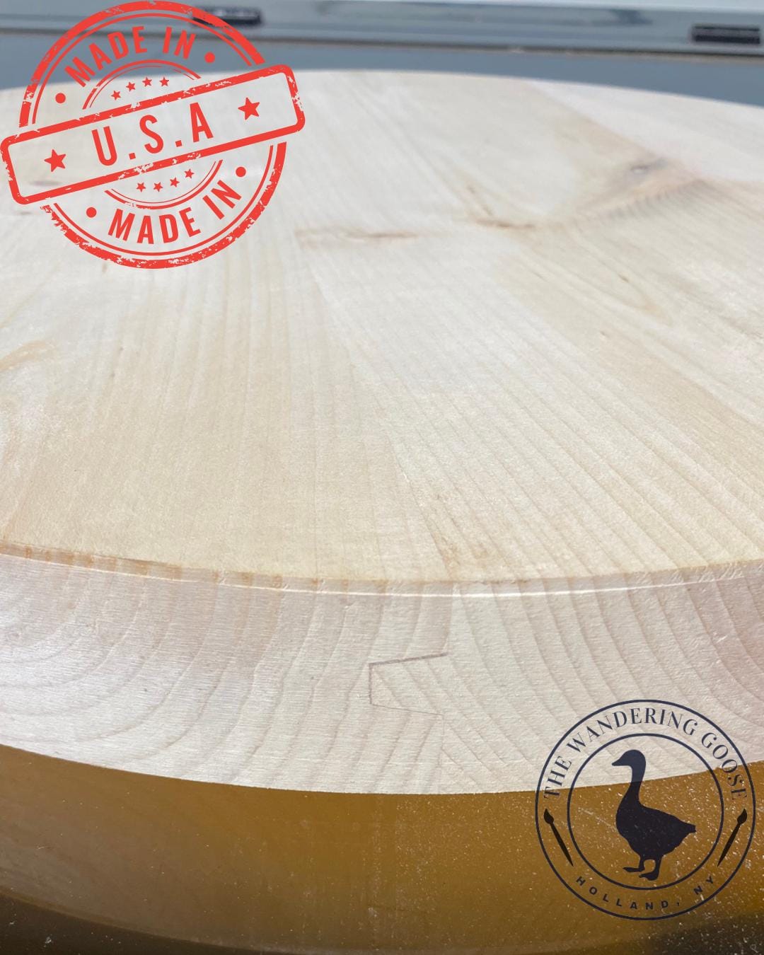 Unfinished Pine Table Top: 30" Round Solid Wood DIY Furniture - USA ...