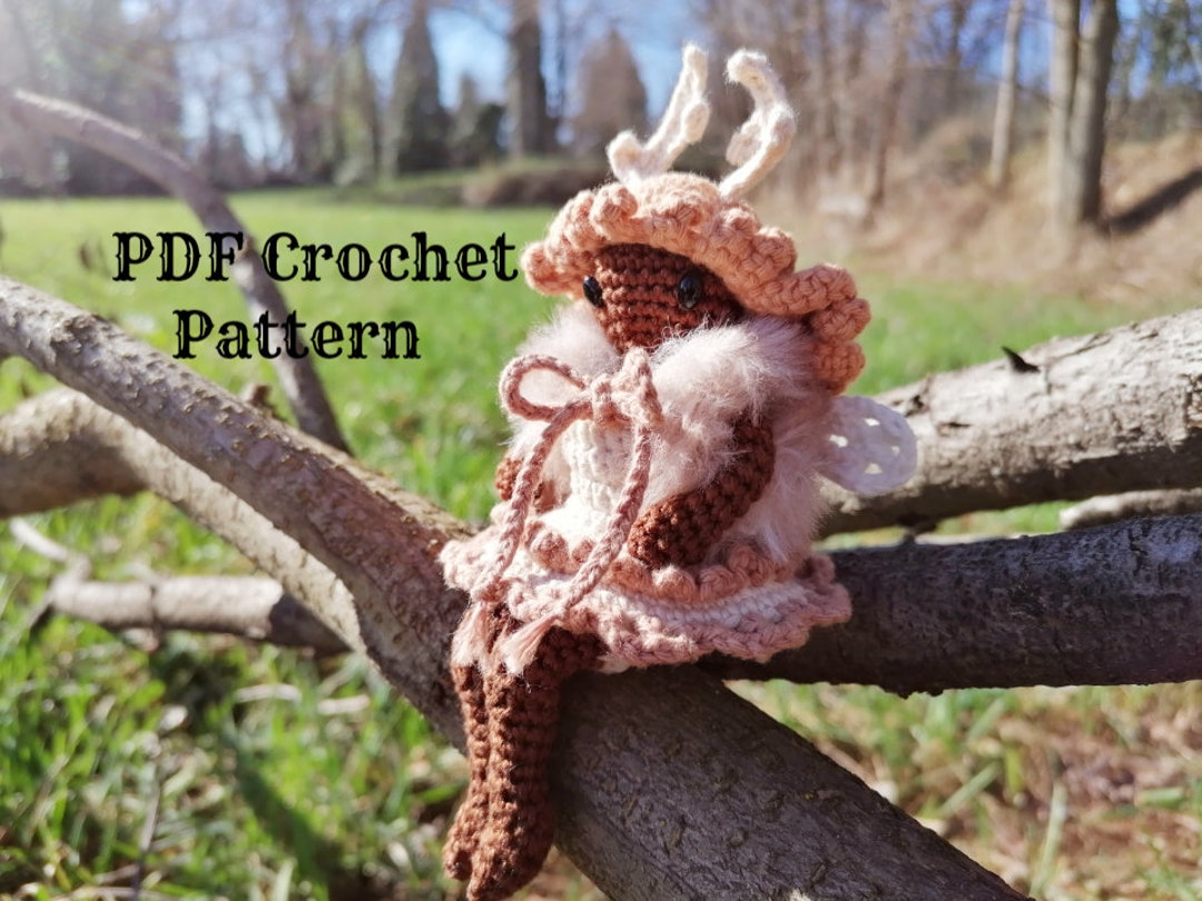 Caribou Pixie Crochet Pattern/ Animal Spirit Amigurumi Crochet Pattern ...