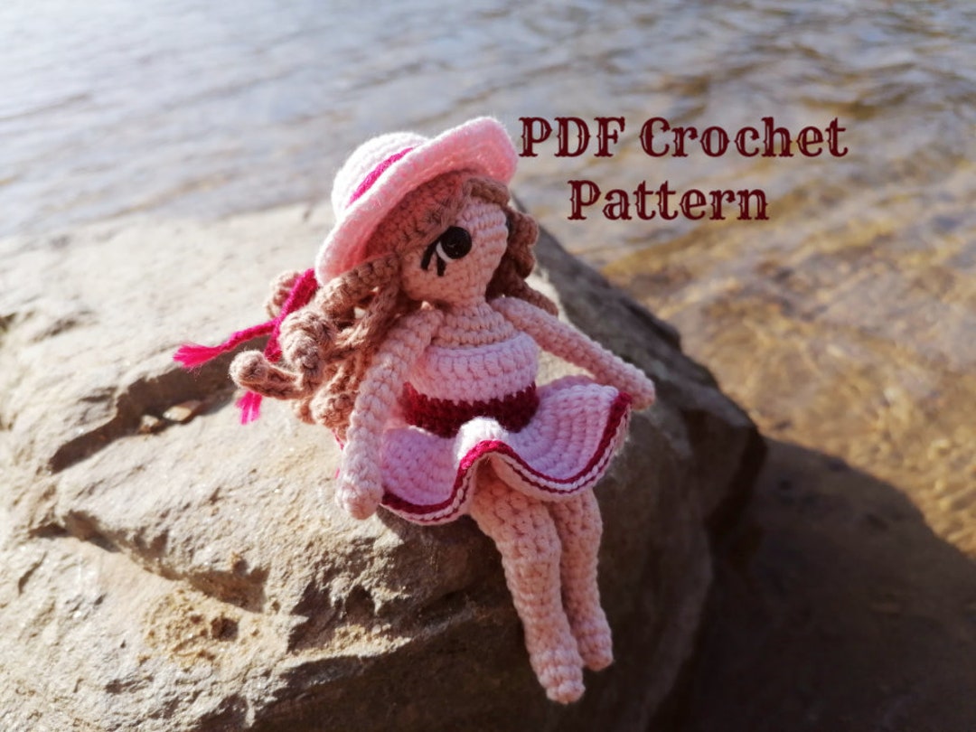 Little Lady Crochet Pattern/ Summer Amigurumi Crochet Pattern - Etsy