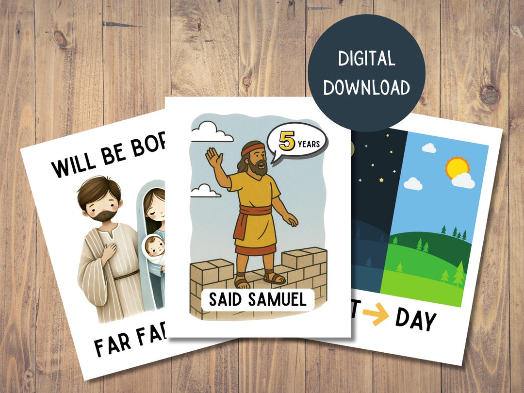 Samuel Tells of the Baby Jesus: LDS Primary Singing Time Flip Chart ...