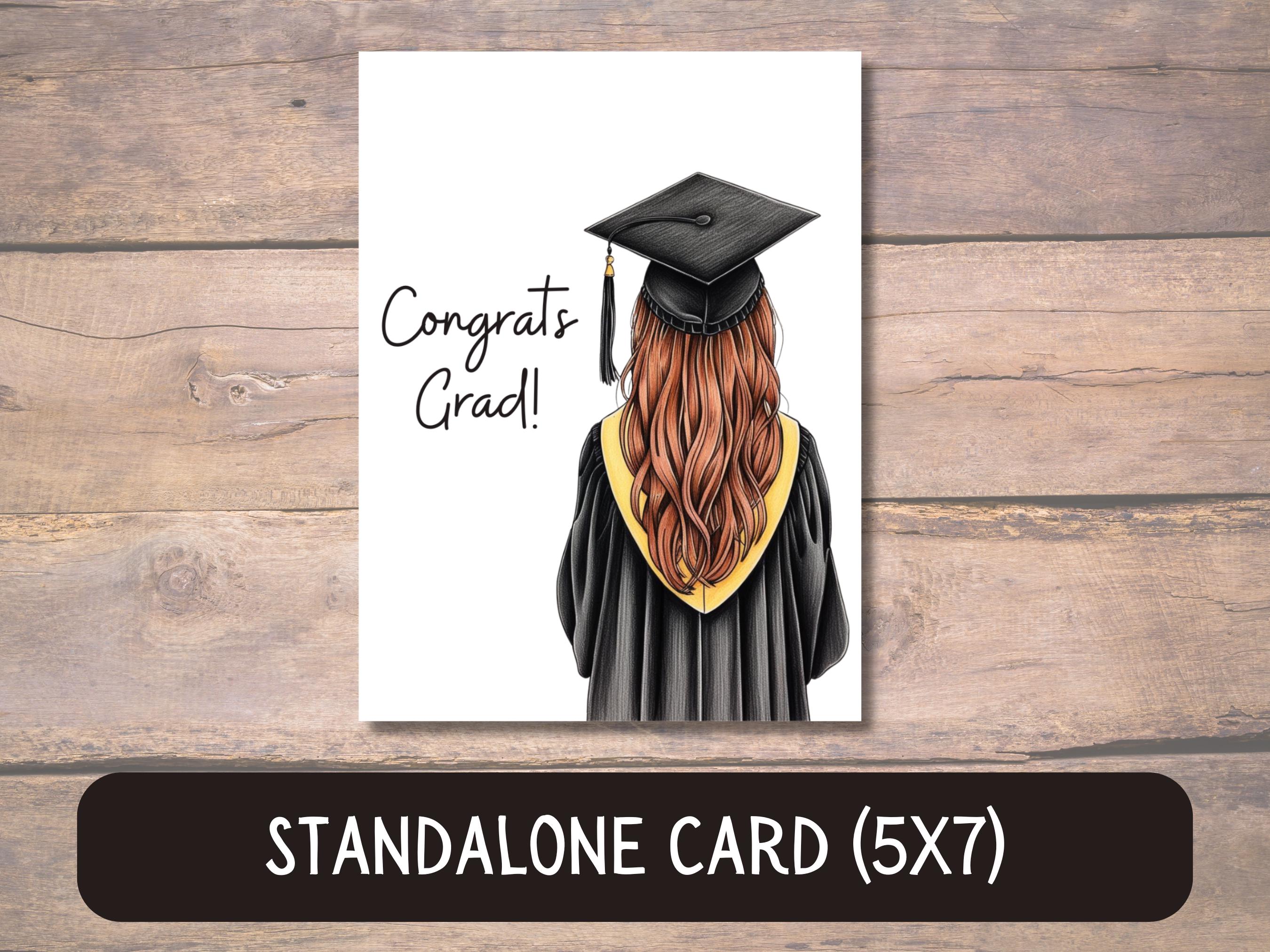 Printable Graduation Card, Digital Graduation Cards, Instant Download ...