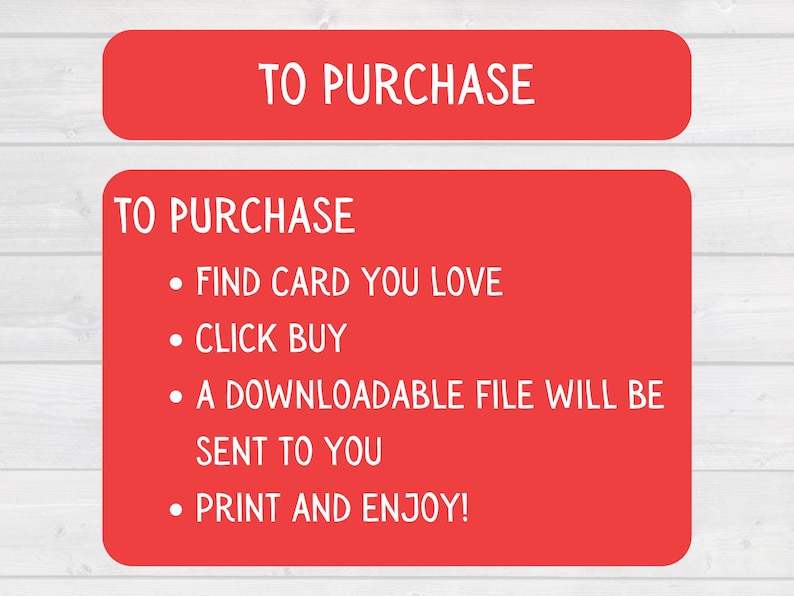 Printable Birthday Card Bundle – 4 Digital 5x7 Designs, Instant ...