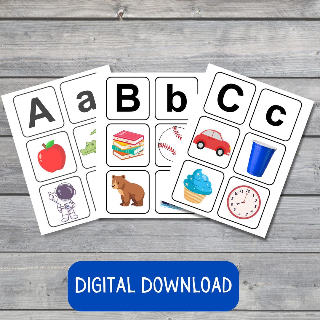 Alphabet Beginning Sounds Printable | Letter Matching and Sorting Game ...