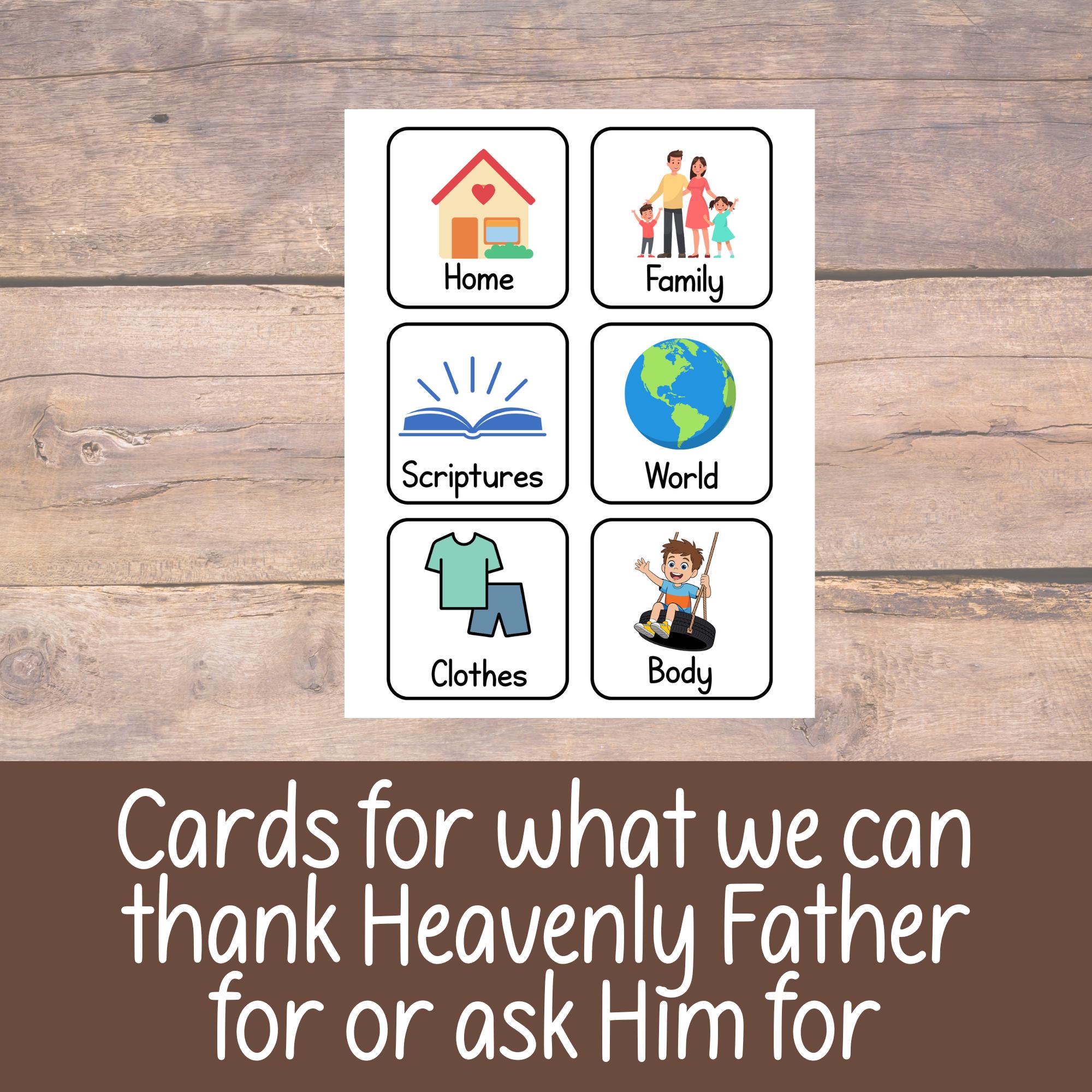 LDS Nursery Lesson 3: I Can Pray to Heavenly Father Lesson Helps (PDF ...