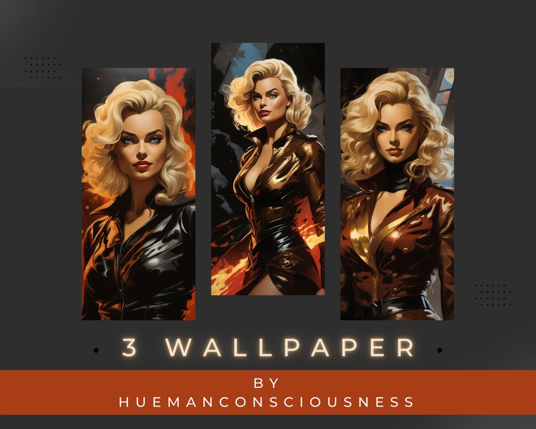 Genderswap Flash Gordon DC Universe Phone Wallpaper Bundle 3 - Etsy