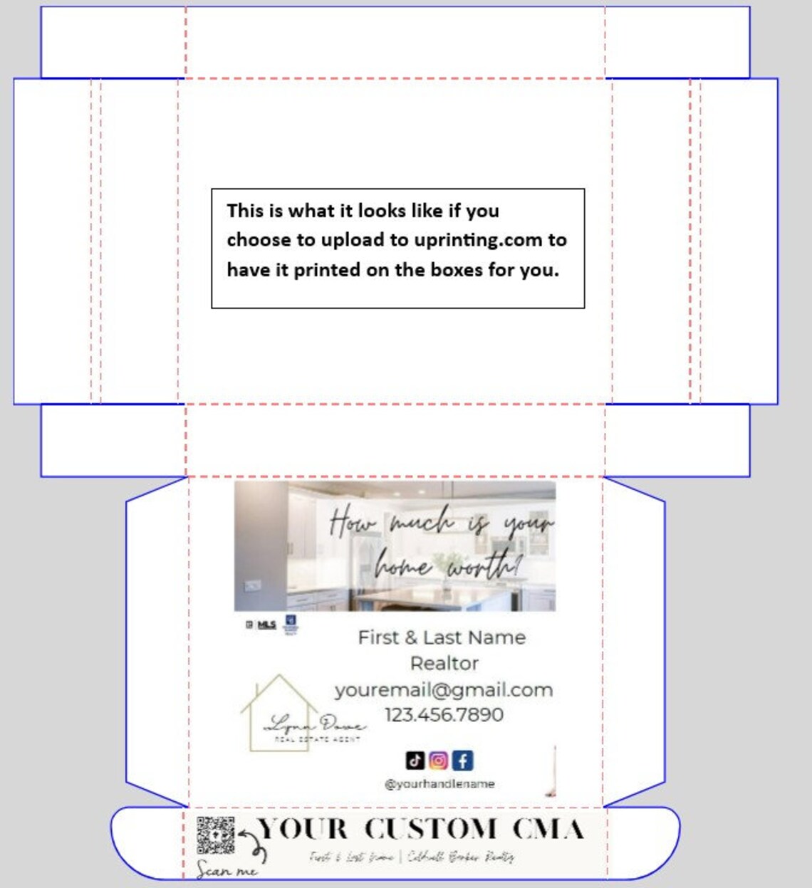 CMA Sticker/box Template - Etsy