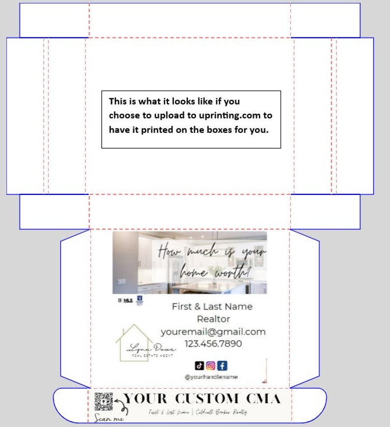 CMA Sticker/box Template - Etsy