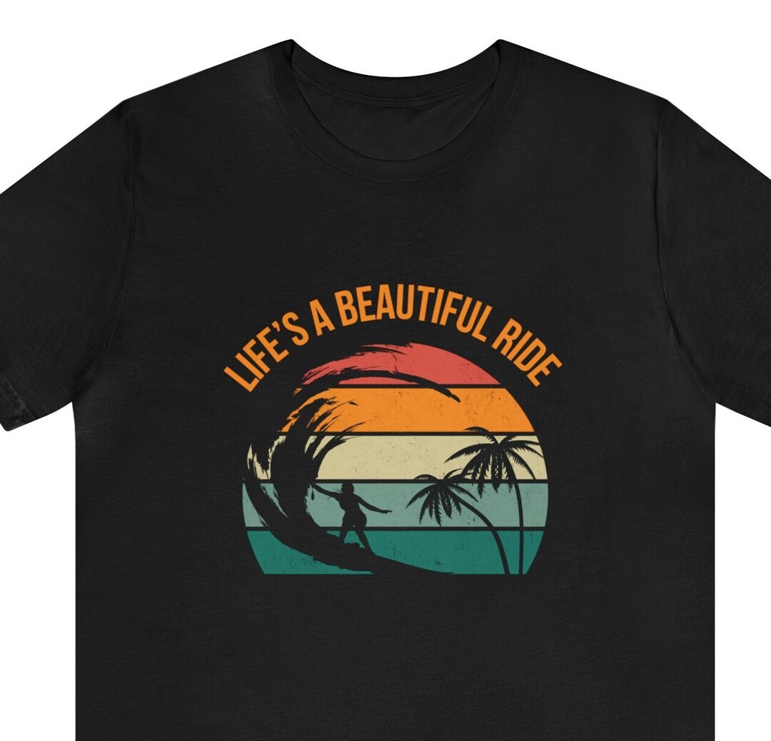 Beach Lover Gift, Surfer Gift, Summer Graphic Tee, Surfing, Ocean ...