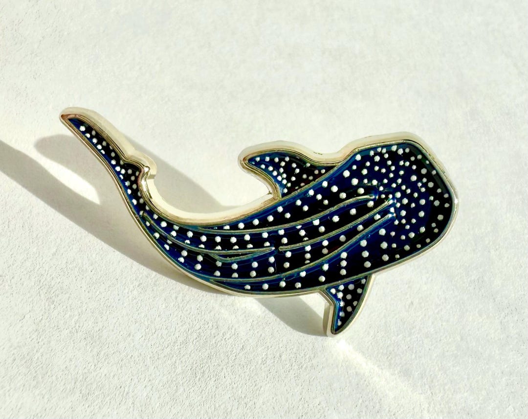 Whale Shark Pin! - Etsy