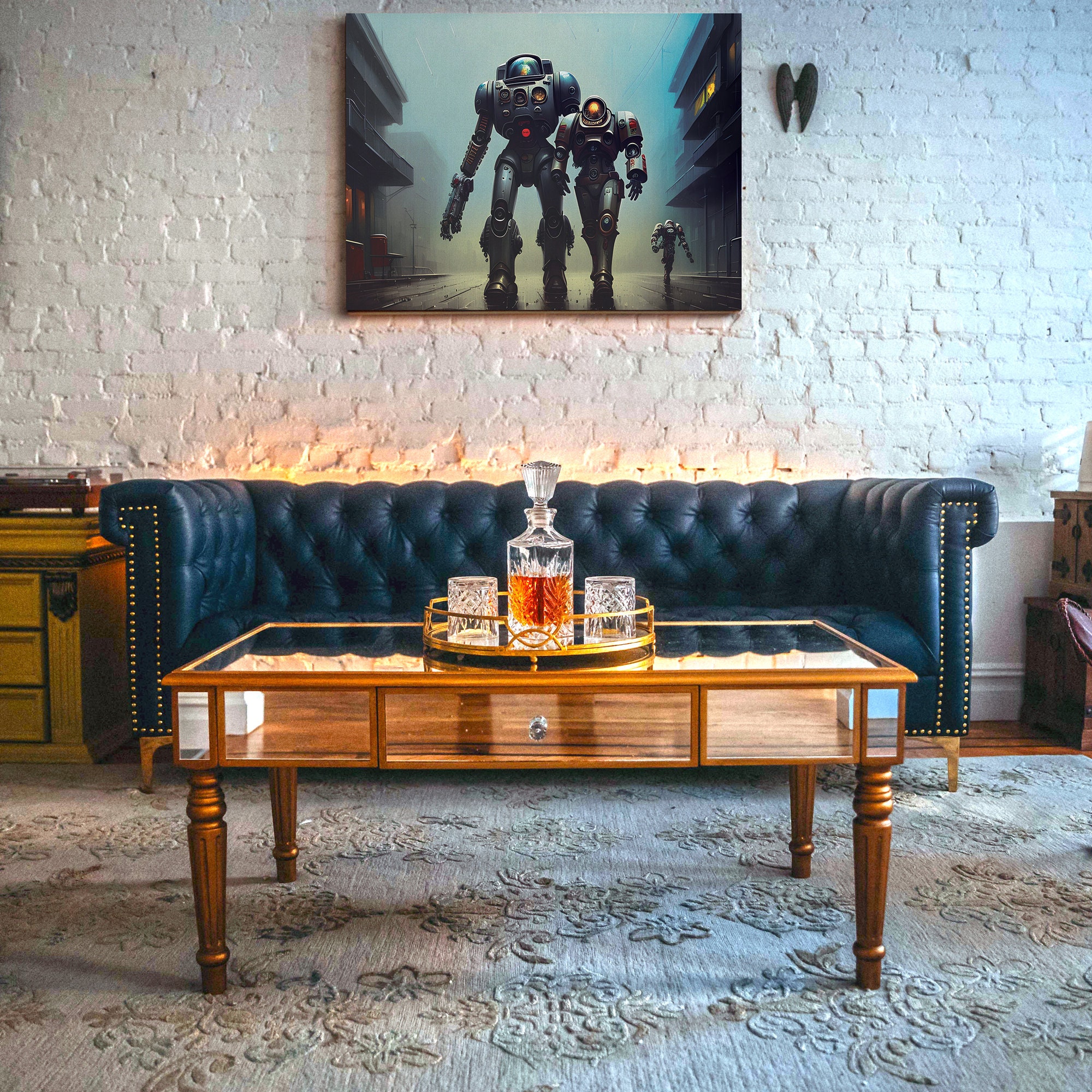 4x Robots & Sci-fi Themed Mecha and Cyber Suit Printable Artwork ...