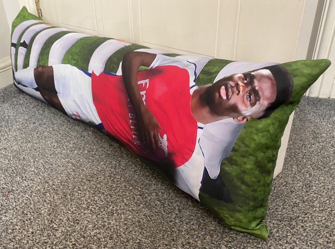 Bukayo Saka Draught Excluder Cushion: Arsenal FC Football Gift - Etsy UK