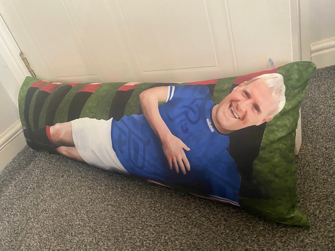 Gazza Paul Gascoigne Giant Cushion Draught Excluder High Quality Pillow ...