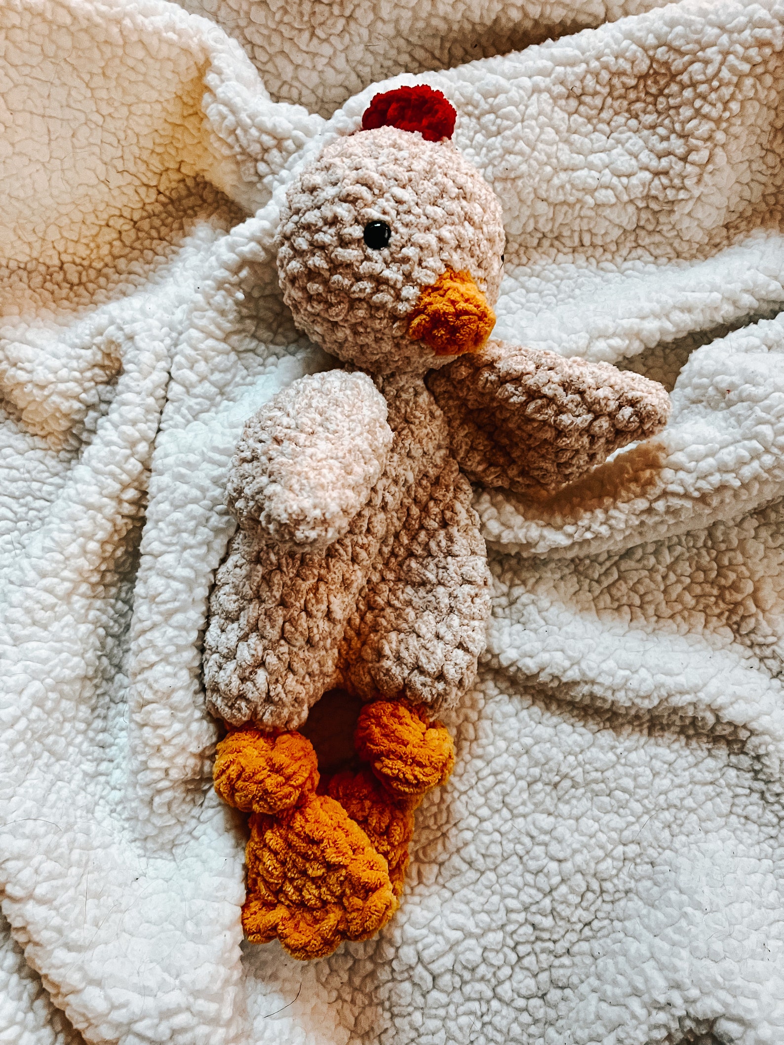 Chicken Crochet Knotted Snuggler - Etsy