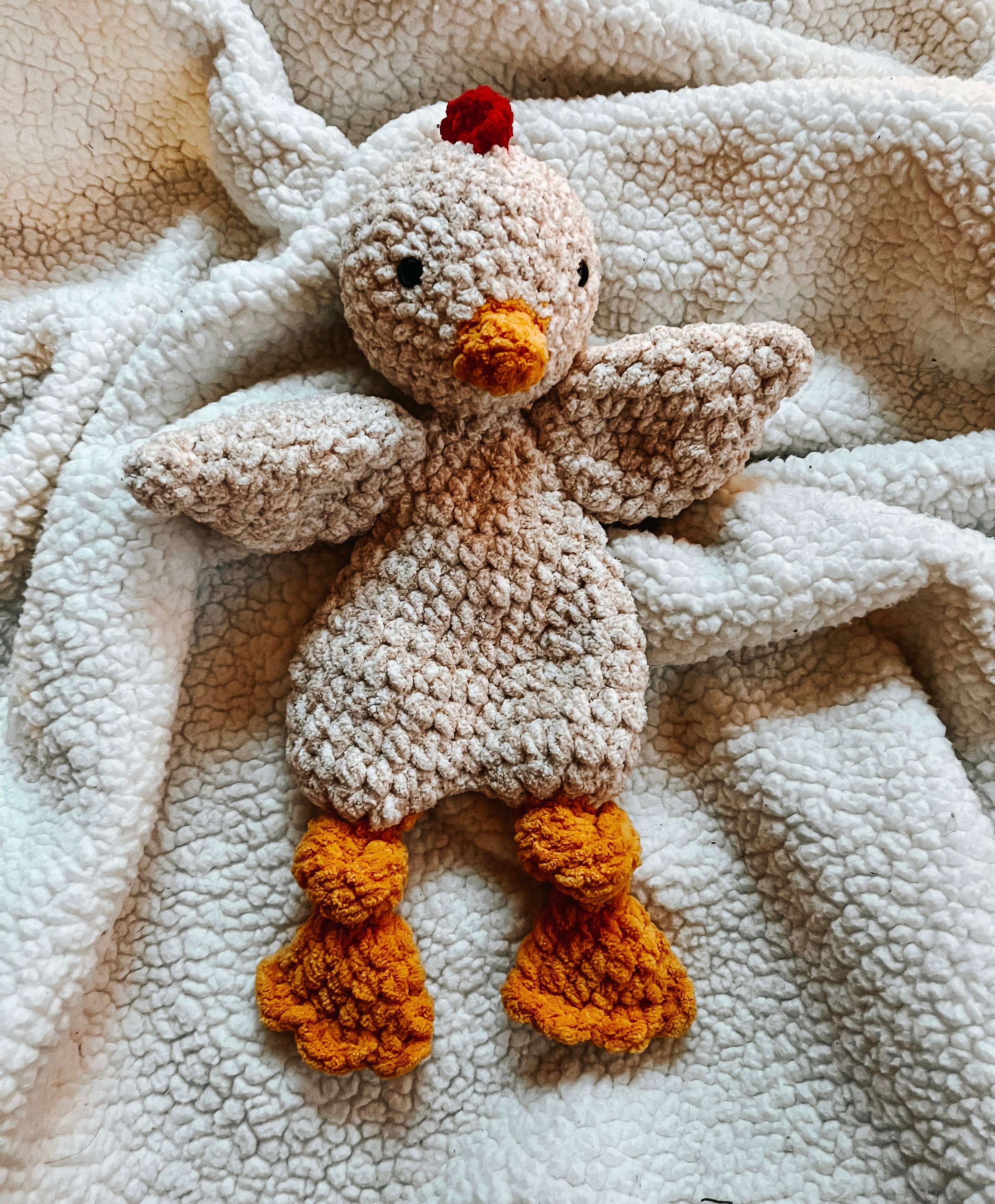 Chicken Crochet Knotted Snuggler - Etsy